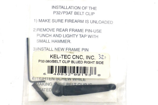 KEL-TEC clips pour pistolet KEL-TEC P32-380 **LIQUIDATION** - Atelier d ...